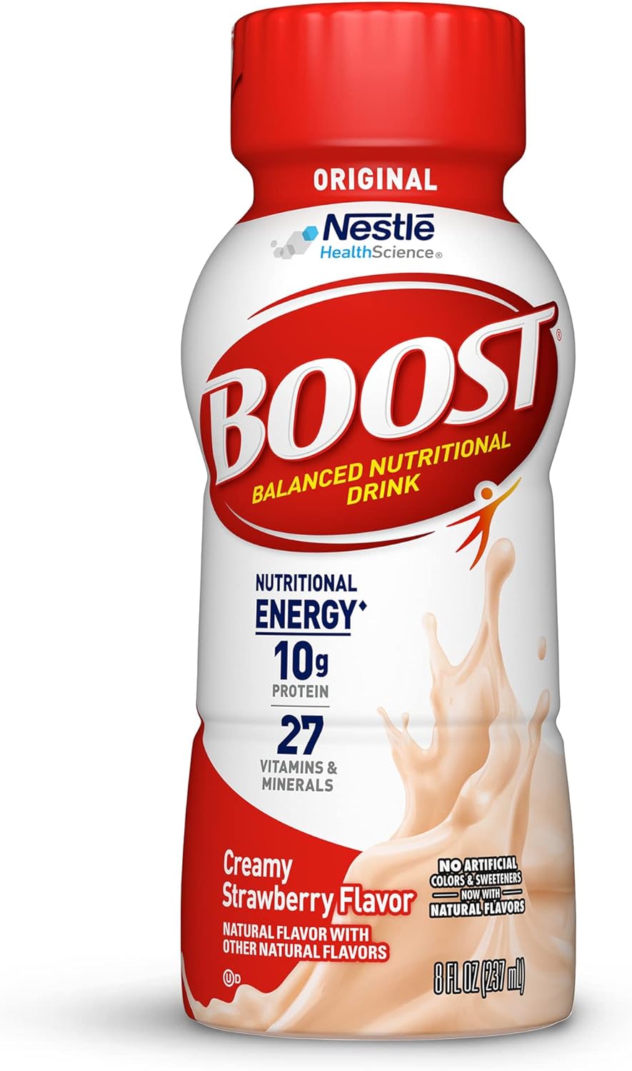 Buy BOOST Original Nutritional Drink, Creamy Strawberry, 8 fl oz Pack ...