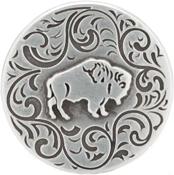 Amazon.com: Buffalo Screw Back Concho Old Silver 1-1/4" 7214-21