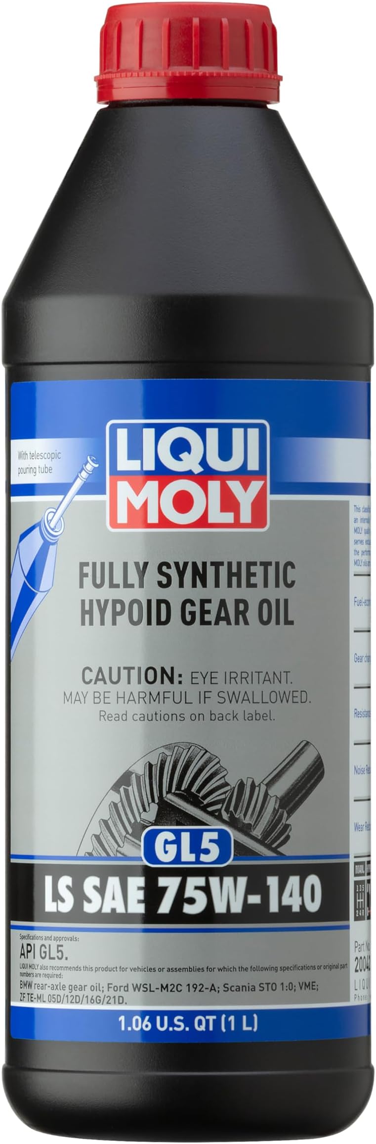 LIQUI MOLY Hypoid-Getriebeöl (GL5) LS SAE 85W-90 | 1 L | Getriebeöl ...