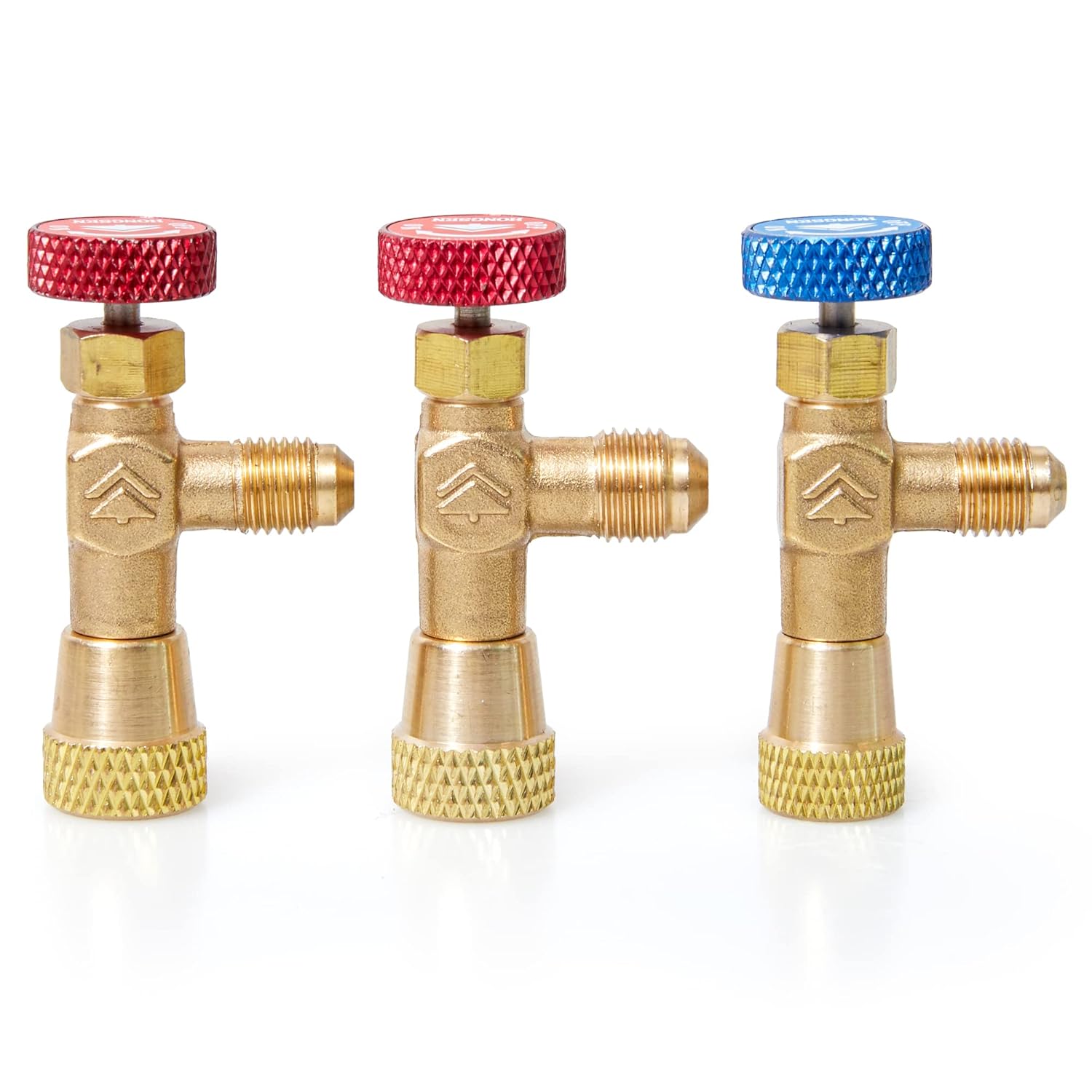 R12 R410a Refrigerant Charging Valve, R12 R22-1/4“ Male to 1/4” Female ...