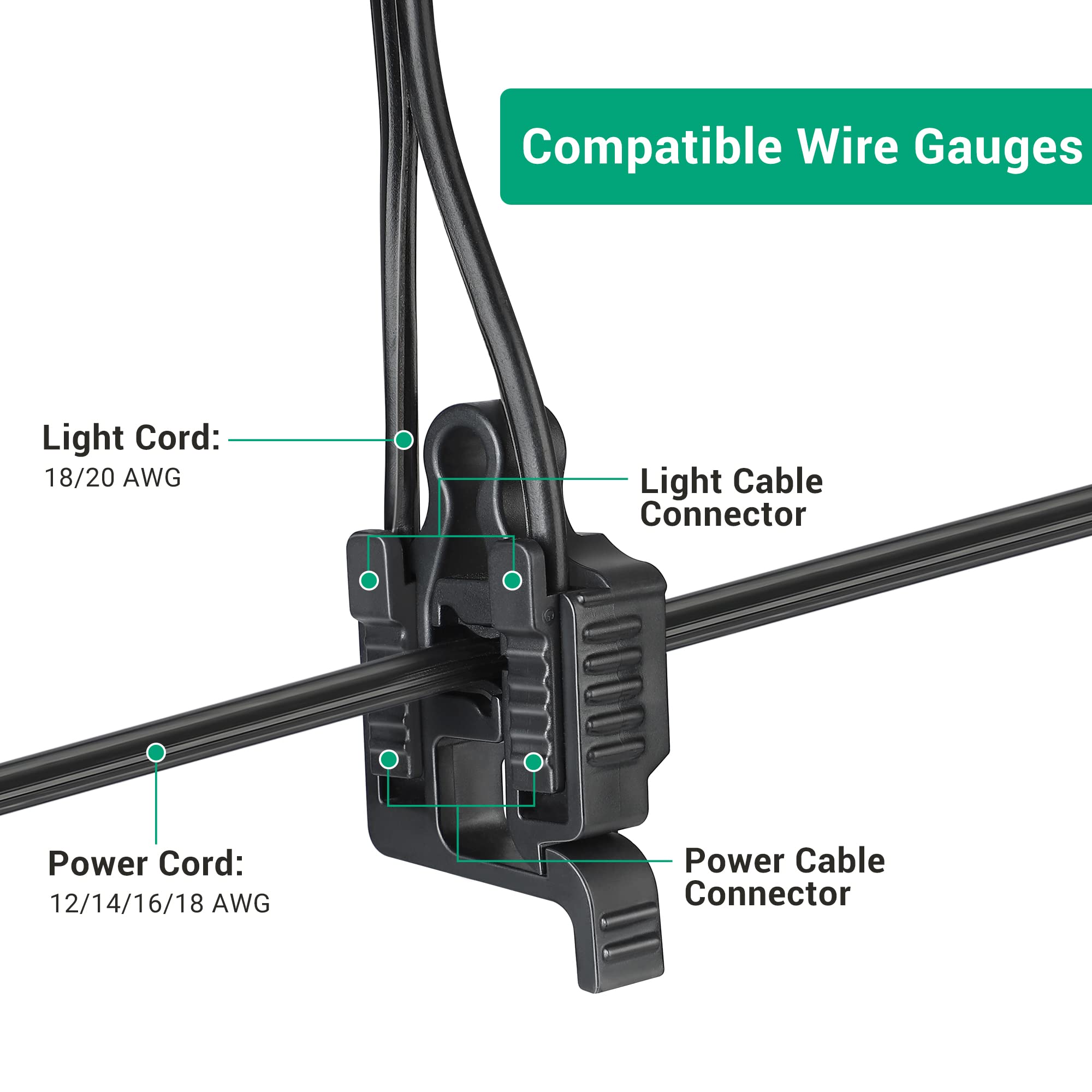 Snapklik.com : 20-Pack Low Voltage Wire Connector, Landscape Lighting ...