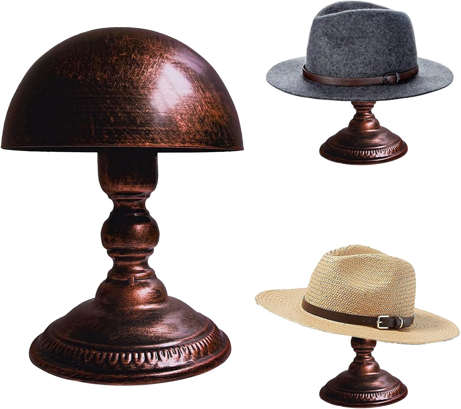 Amazon.com: CHADWICK Hat Stand Vintage Style Dome Shape Freestanding ...