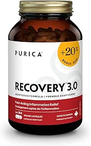 PURICA Recovery 3.0 Extra Strength, 144 Vegan Capsules 36-Day Supply ...
