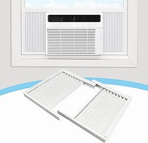 Air Jade Window Air Conditioner Side Panels with Frame, Window AC Side ...