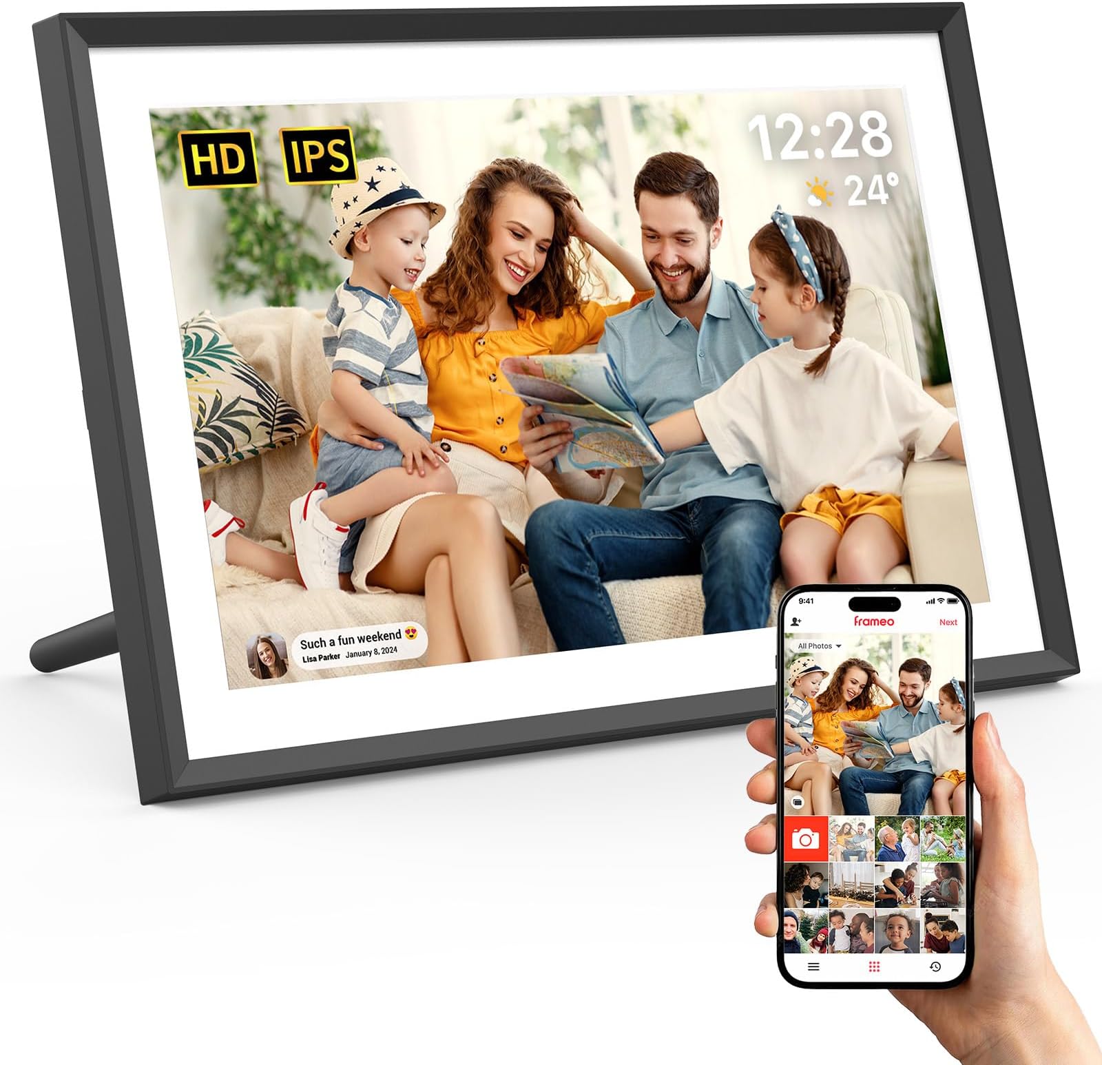 Amazon.com : PanDigital PAN7000DW 7-Inch Digital Picture Frame - Black ...