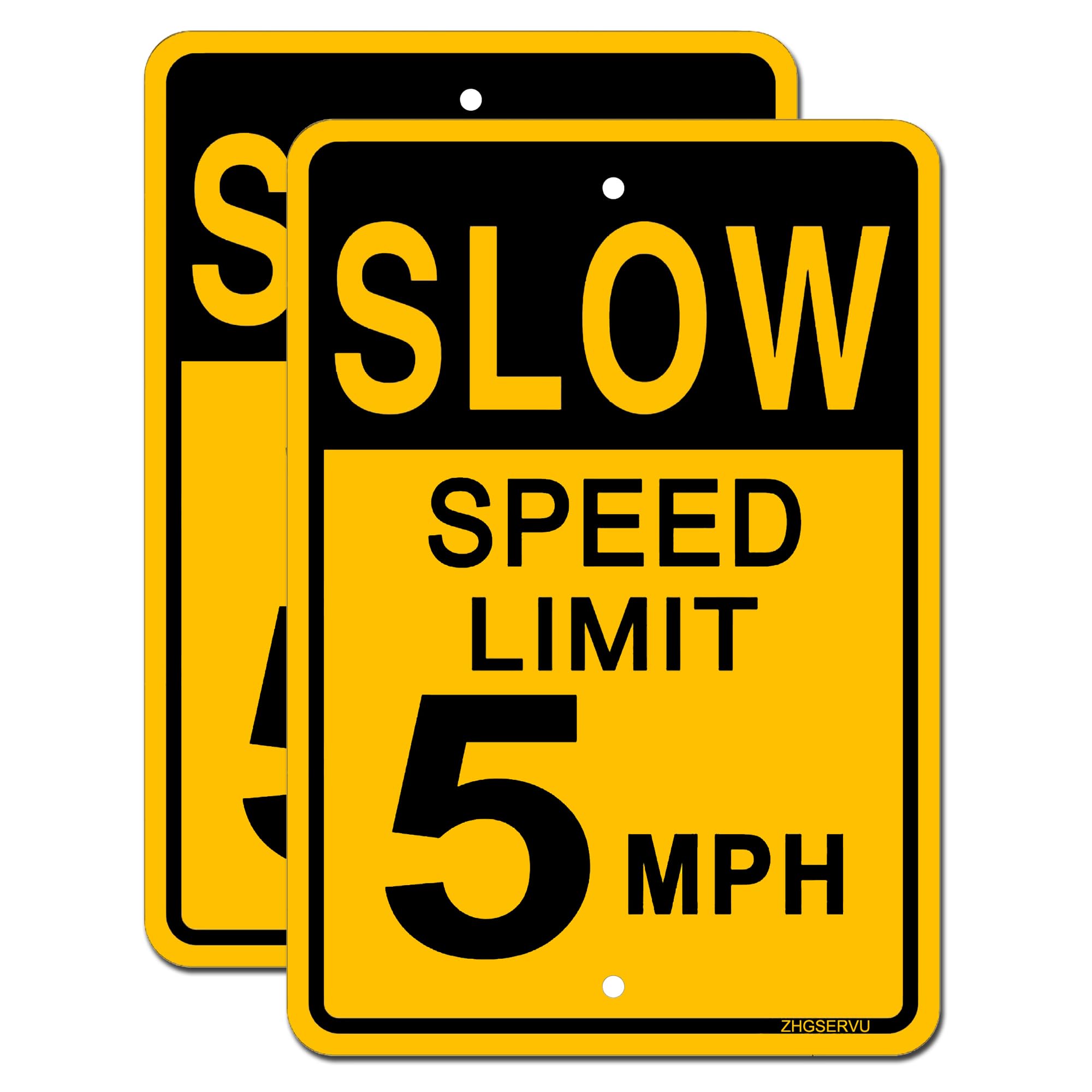 Snapklik.com : Slow Down Speed Limit 5MPH Sign