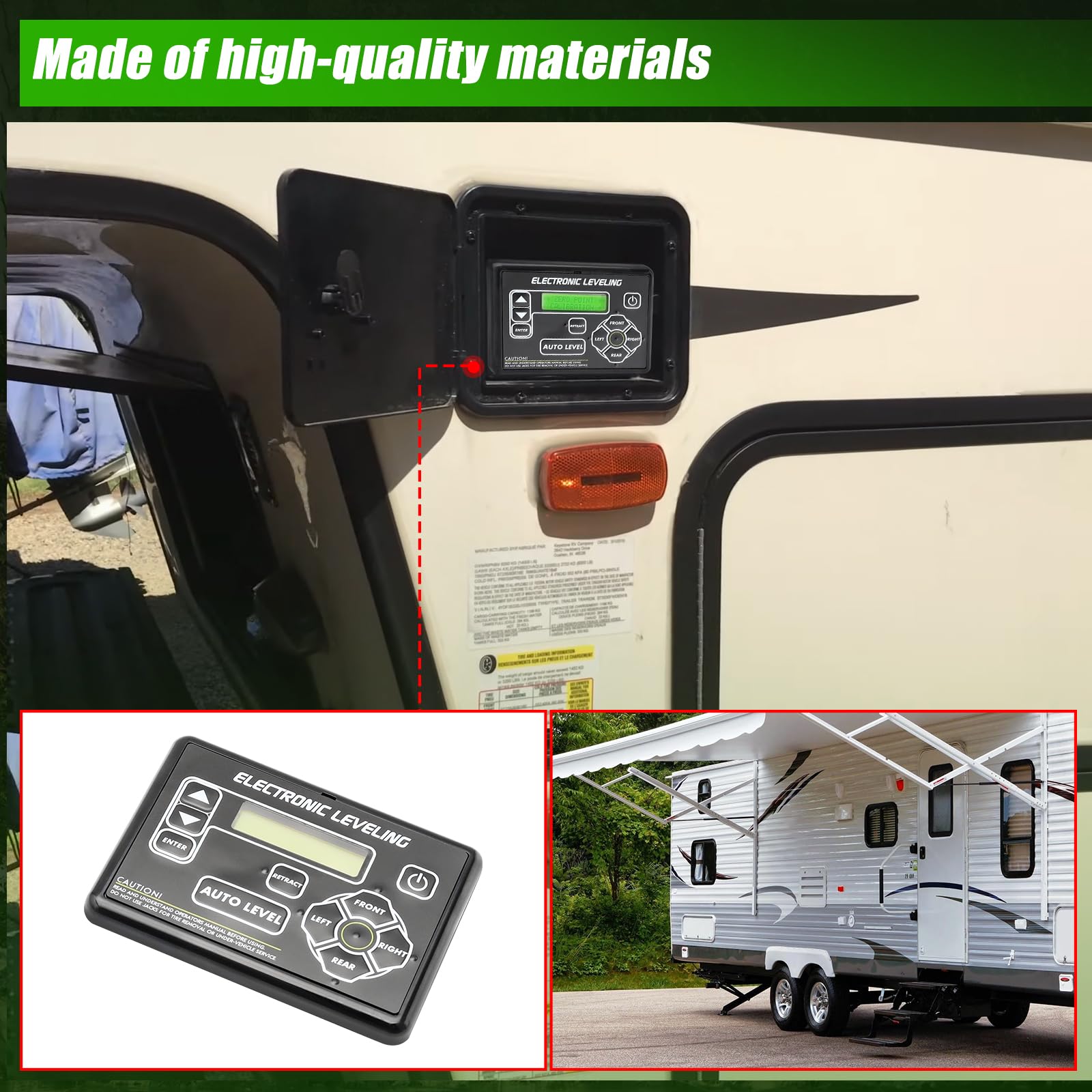 Rv Leveling Touchpad Dasbecan Replacement - Auto-Level Button For ...