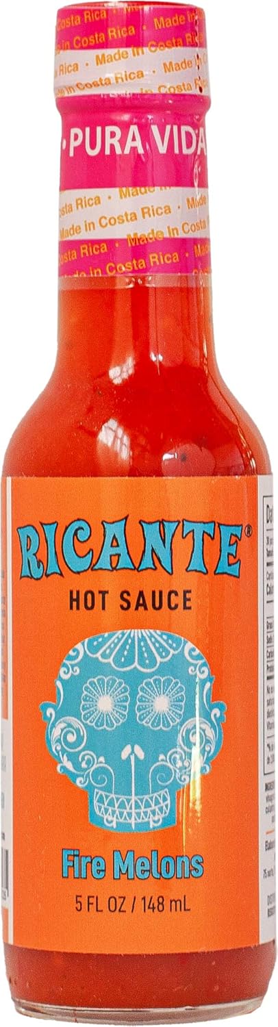 Amazon.com : Ricante Fire Melons Hot Sauce - Costa Rica Grown Melons ...
