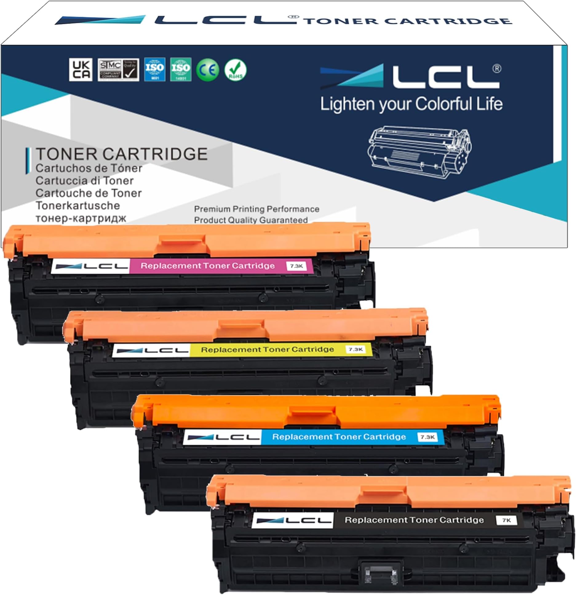 Amazon.com: GALADA 307A 307 A Toner Cartridges Replacement for HP 307A ...