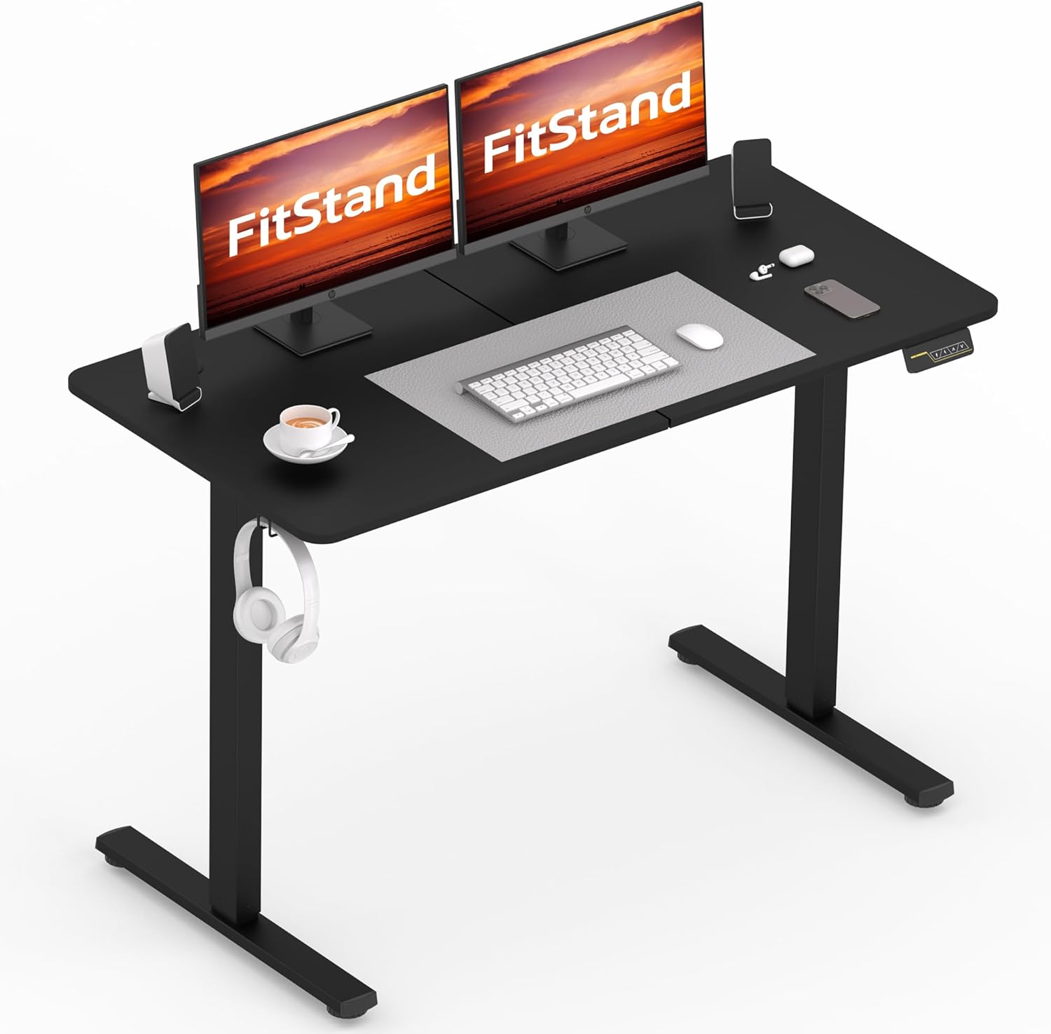 FitStand FQ1 120x60cm Electric Height Adjustable Standing Desk, Sit ...