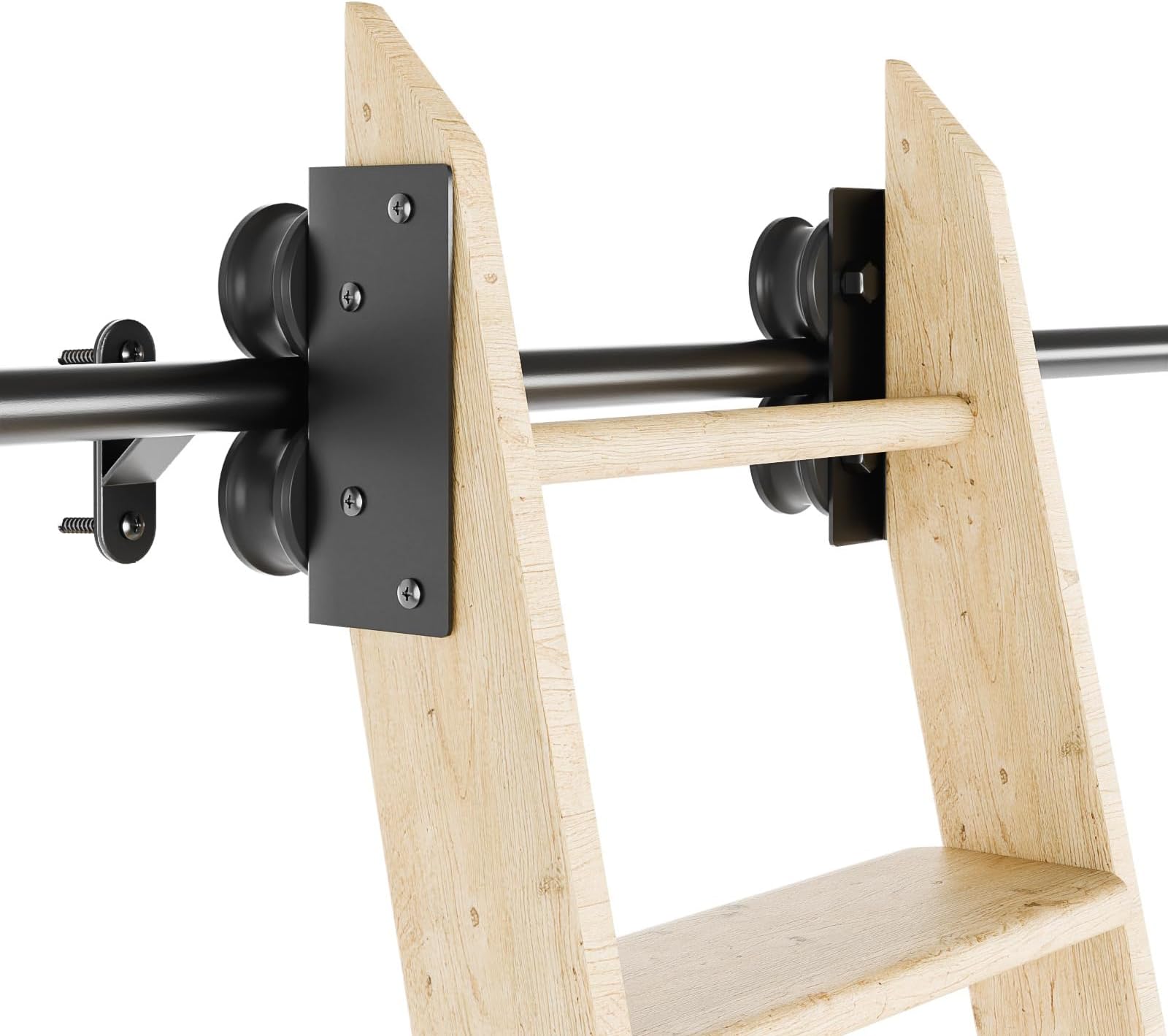 Amazon.com: TOIMIOTOIM Rolling Library Ladder Hardware Kit, 3.3FT Round ...