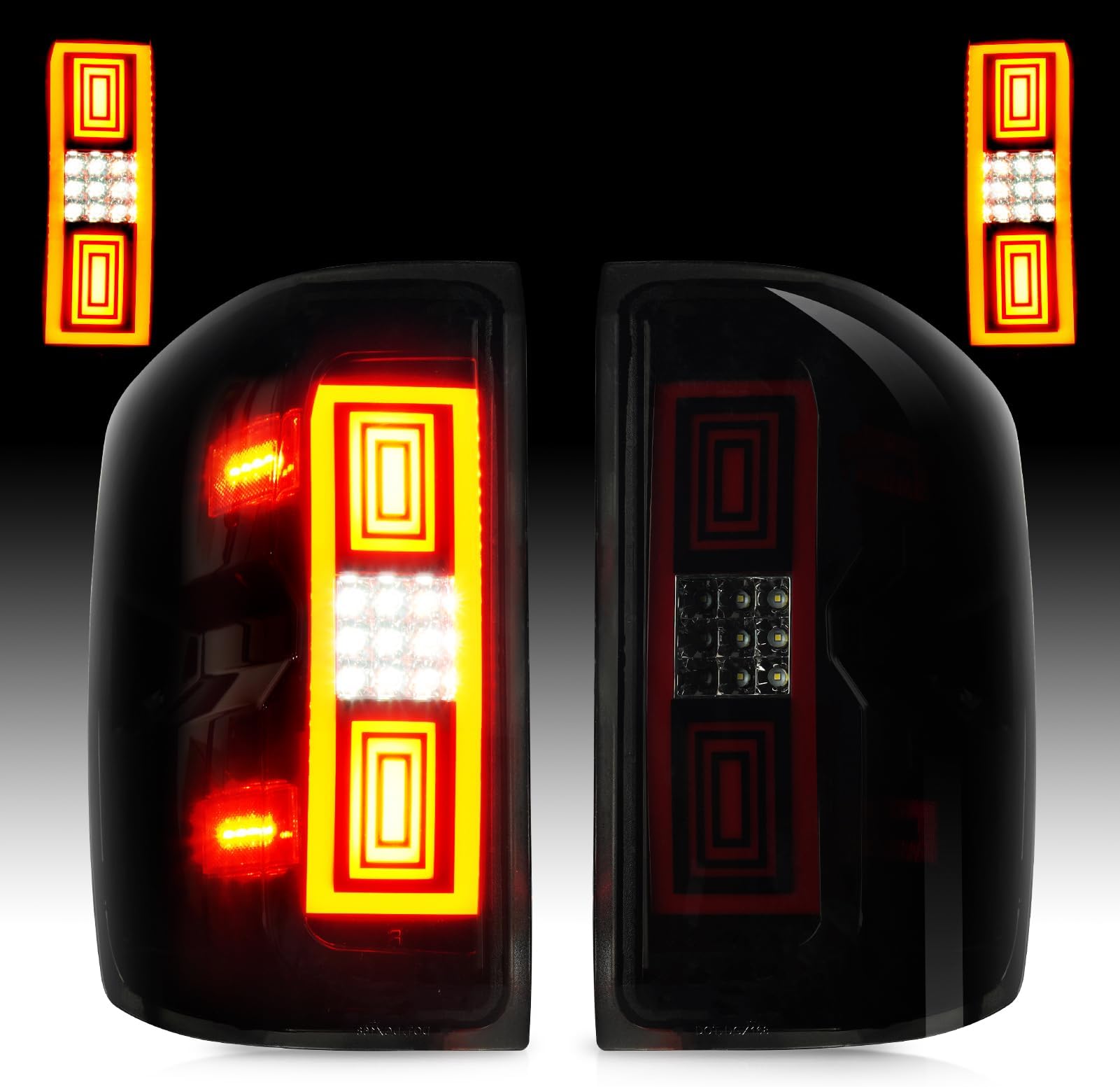Amazon.com: Cenfeild LED Tail Lights Assembly Fit for 2014-2018 Chevy ...