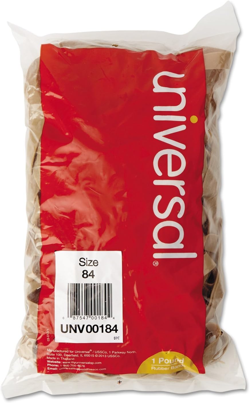 Amazon.com : Universal 00184 84-Size Rubber Bands (155 Bands/1lb Pack ...