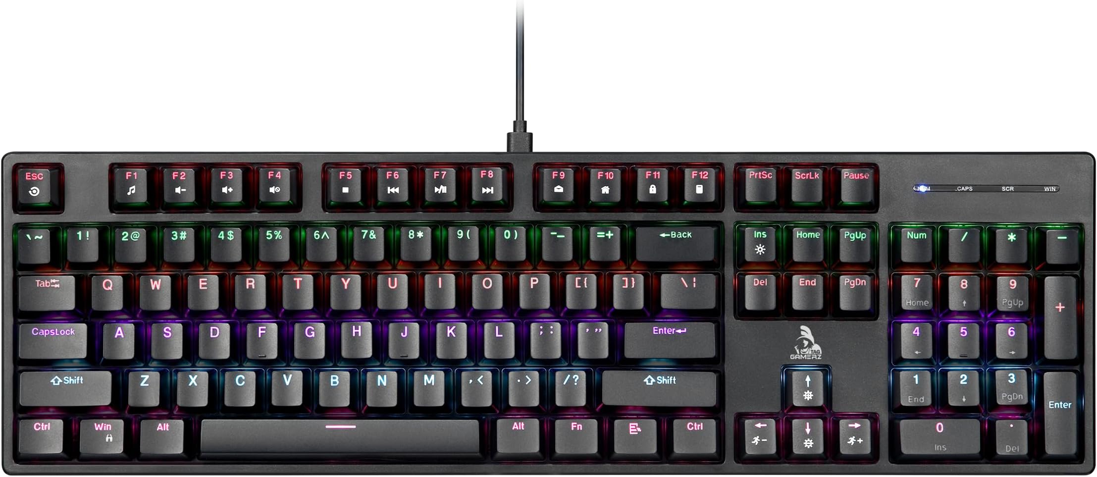 Amazon.in: Buy TAG Gamerz Illume 2.0 Mechanical Gaming Keyboard – 25 ...