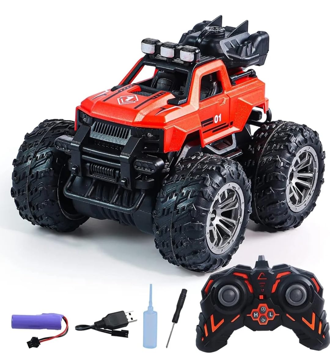 Croco Tech RC Monster Spray Car 4x4 Toy Car for Kids | Drift Boost Car ...