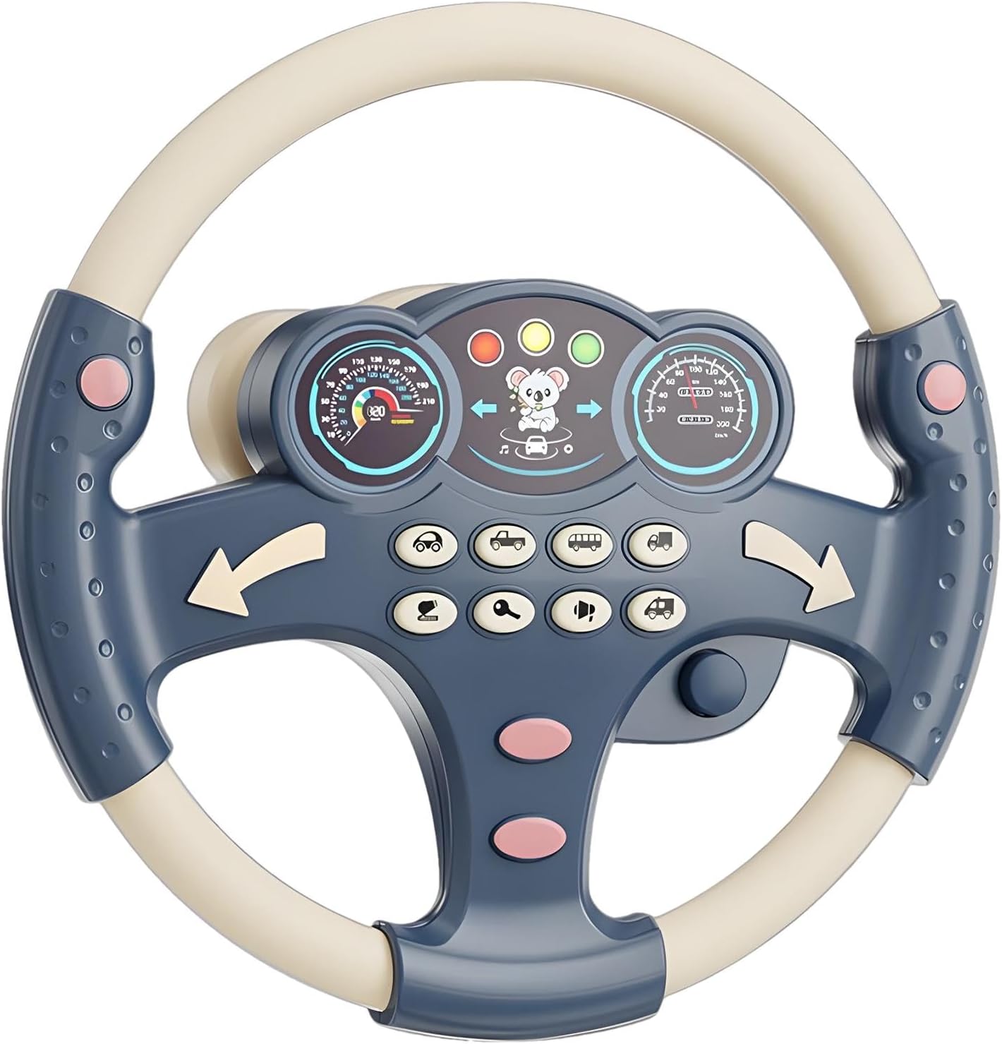 Play Steering Wheel,Interactive Fake Steering Wheels - Pretend Play ...