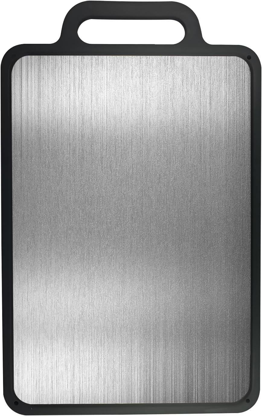 Amazon.com: Booche Double Sided Cutting Board,Stainless Steel Cutting ...