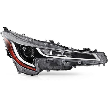 Amazon.com: AutoModed Aftermarket LED DRL Projector Headlight Headlamp ...