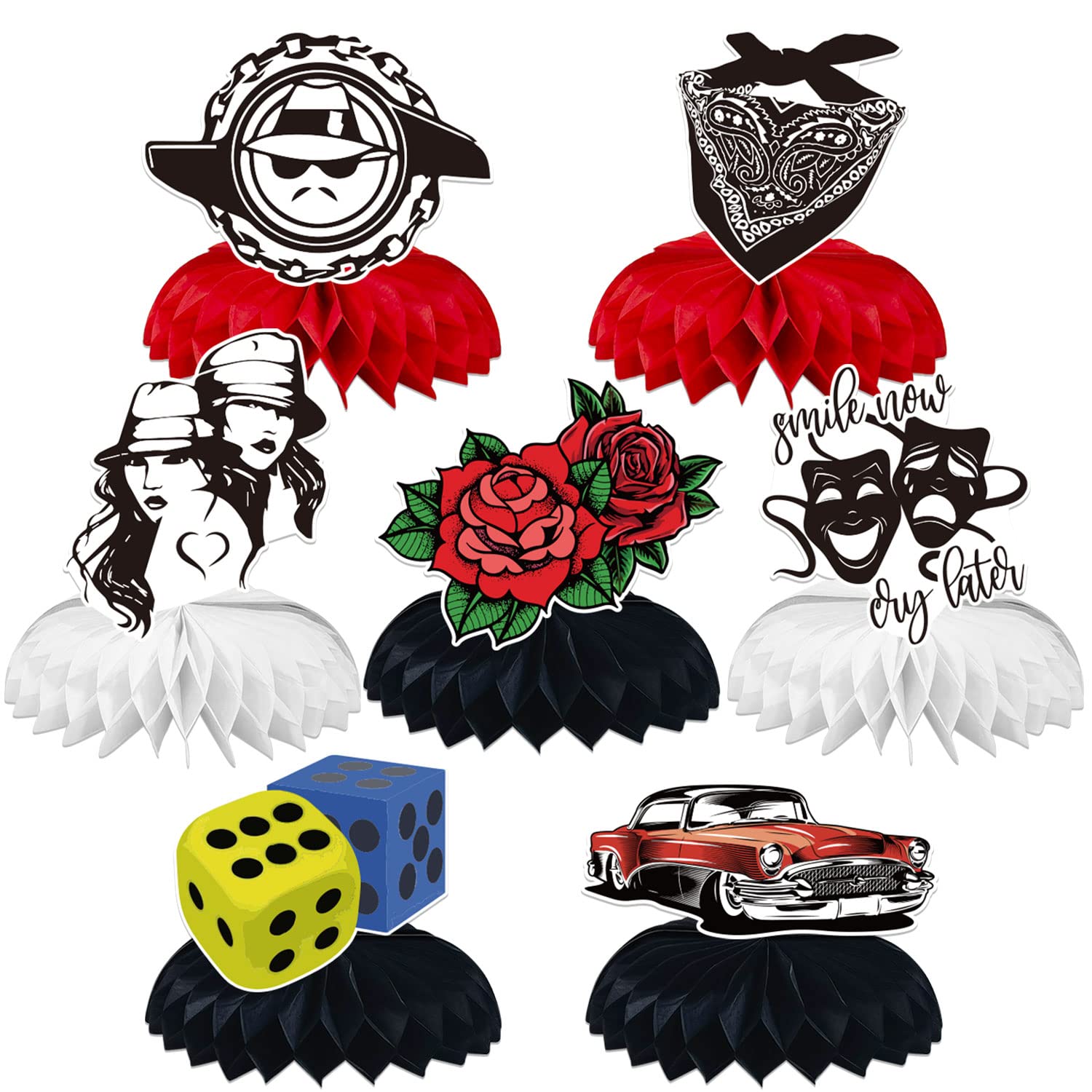 Buy 7Pcs Cholo Lowrider Early 2000s Party Decorations, Cholo Lowrider ...