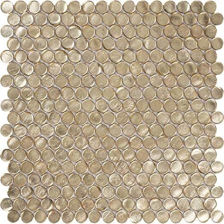 USA Copper Penny Round Coin Tile Sheets for Floor or Wall Art by: Stone ...