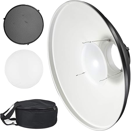 Amazon.com : Neewer Photo Studio Strobe Flash Light Reflector Beauty ...