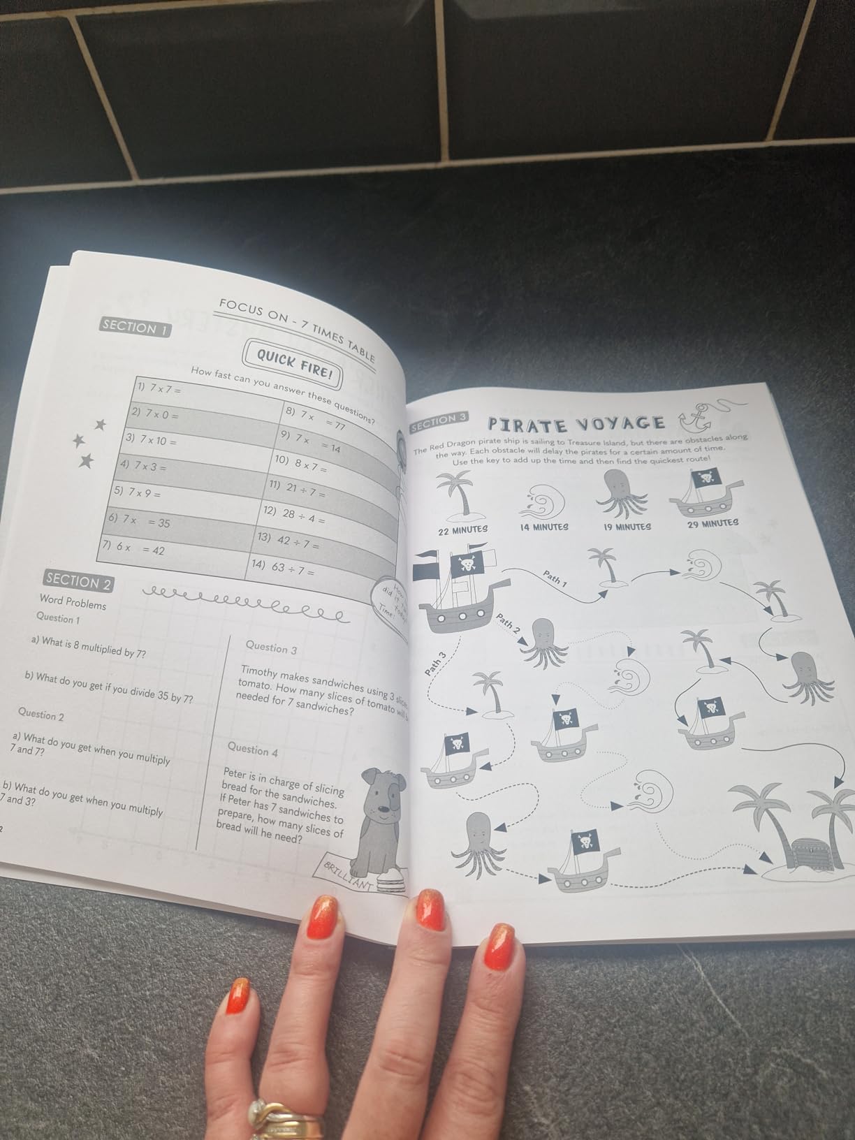 The Fun Times Tables Workbook for Kids (ages 7-9): Engaging multiplication and division workouts ...