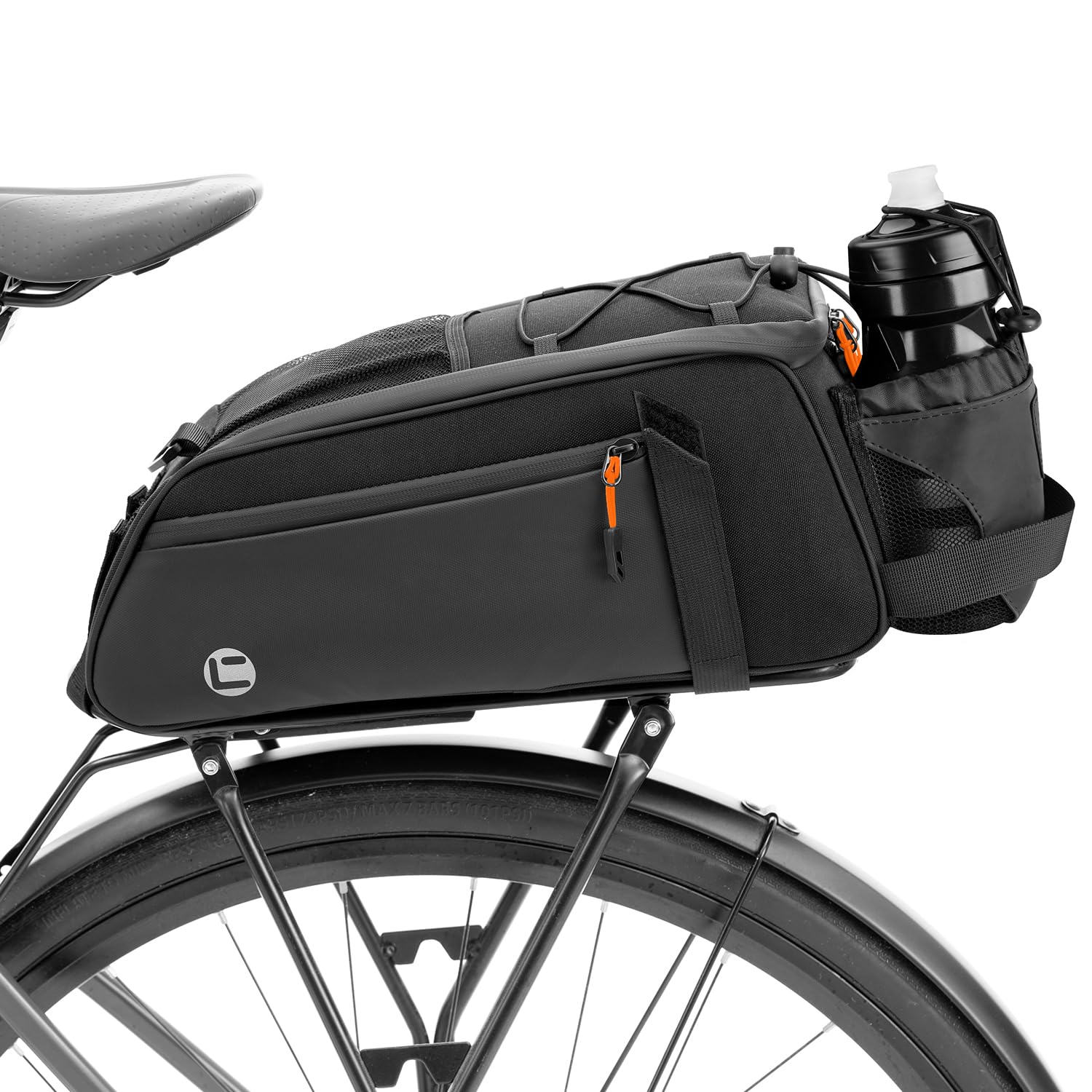AUTOWT Reflective Bike Rear Bag, Waterproof Bicycle Pannier Rack Bag ...