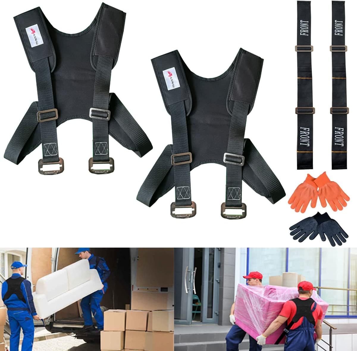 Amazon.com: Ready Lifter Shoulder Moving Straps for Furniture ...
