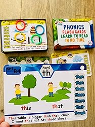 Amazon.com: Phonics Flash Cards - Learn to Read in 20 Phonic Stages - Digraphs CVC Blends Long ...