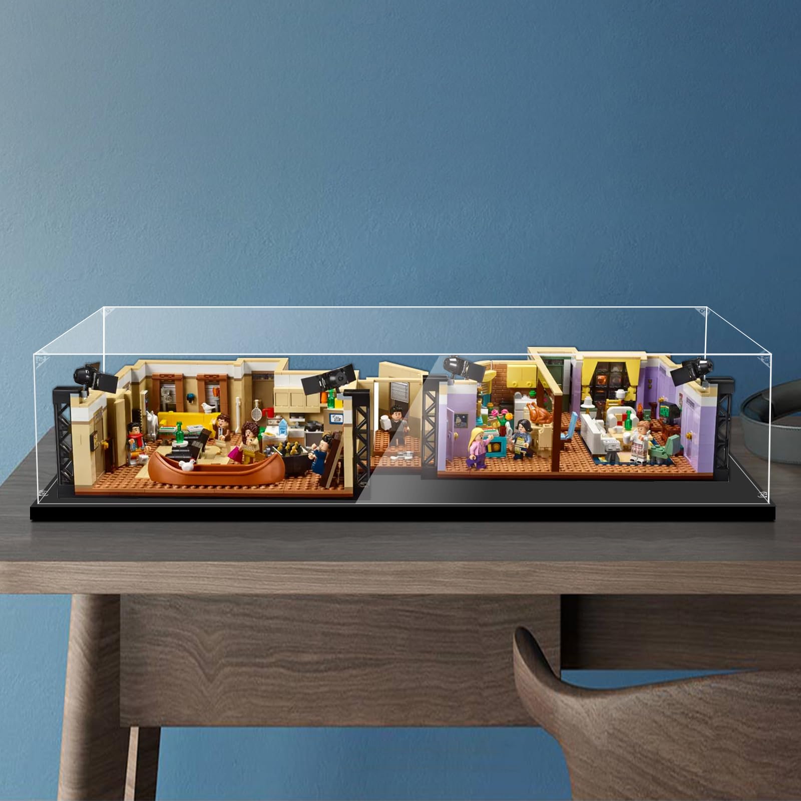 LILIKAKA Acrylic Display Case for Lego 10292 The Friends Apartments or ...