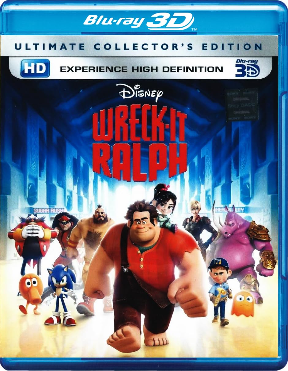 Amazon.com: Wreck-It Ralph Blu-ray 3D, Ultimate Collector's Edition ...