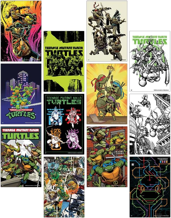 Amazon.com: Trends International Teenage Mutant Ninja Turtles 12-Pack ...