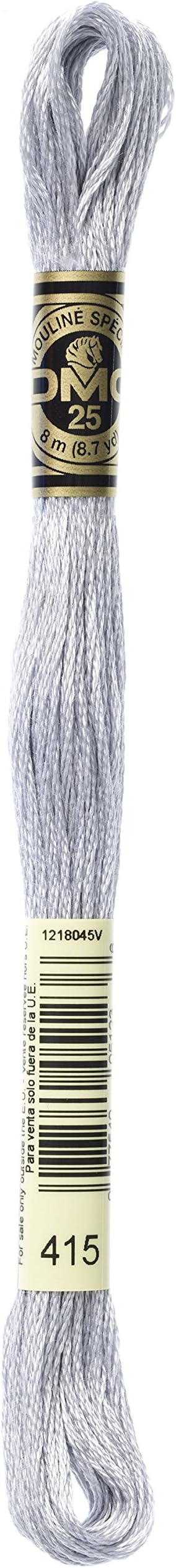 Amazon.com: DMC Stranded Cotton Embroidery Thread 415 - per skein ...