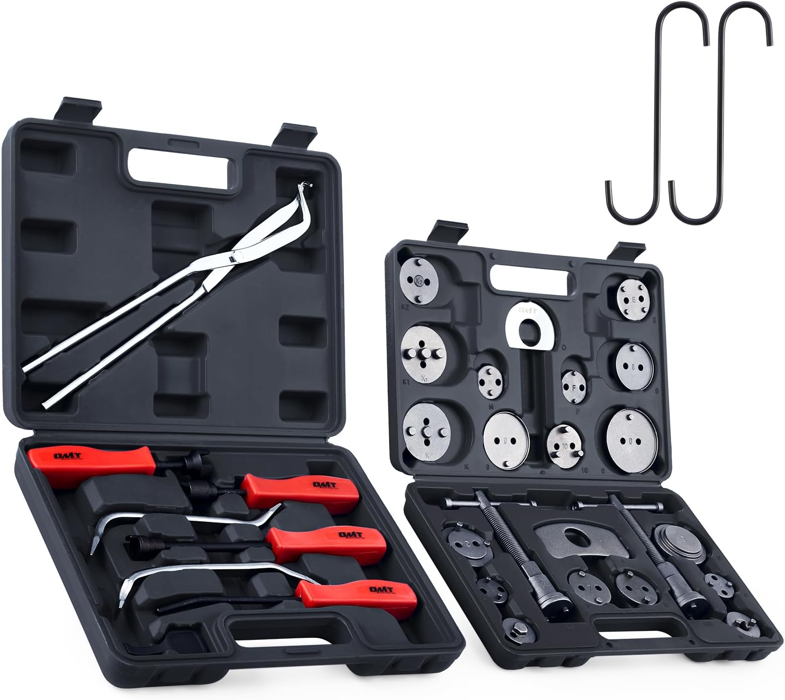Amazon.com: BEYELO 8 pcs Drum Brake Puller Kit Brake Spring Compressor ...