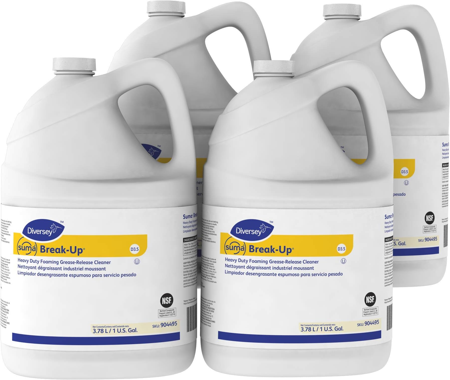 Amazon.com: Diversey Suma Break-Up Heavy Duty Foaming Grease-Release ...