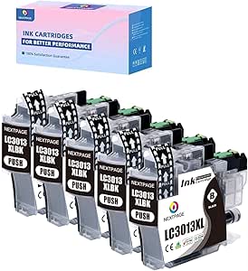 Amazon.com: NEXTPAGE LC3013 Black LC3011 Ink Cartridges Replacement for ...