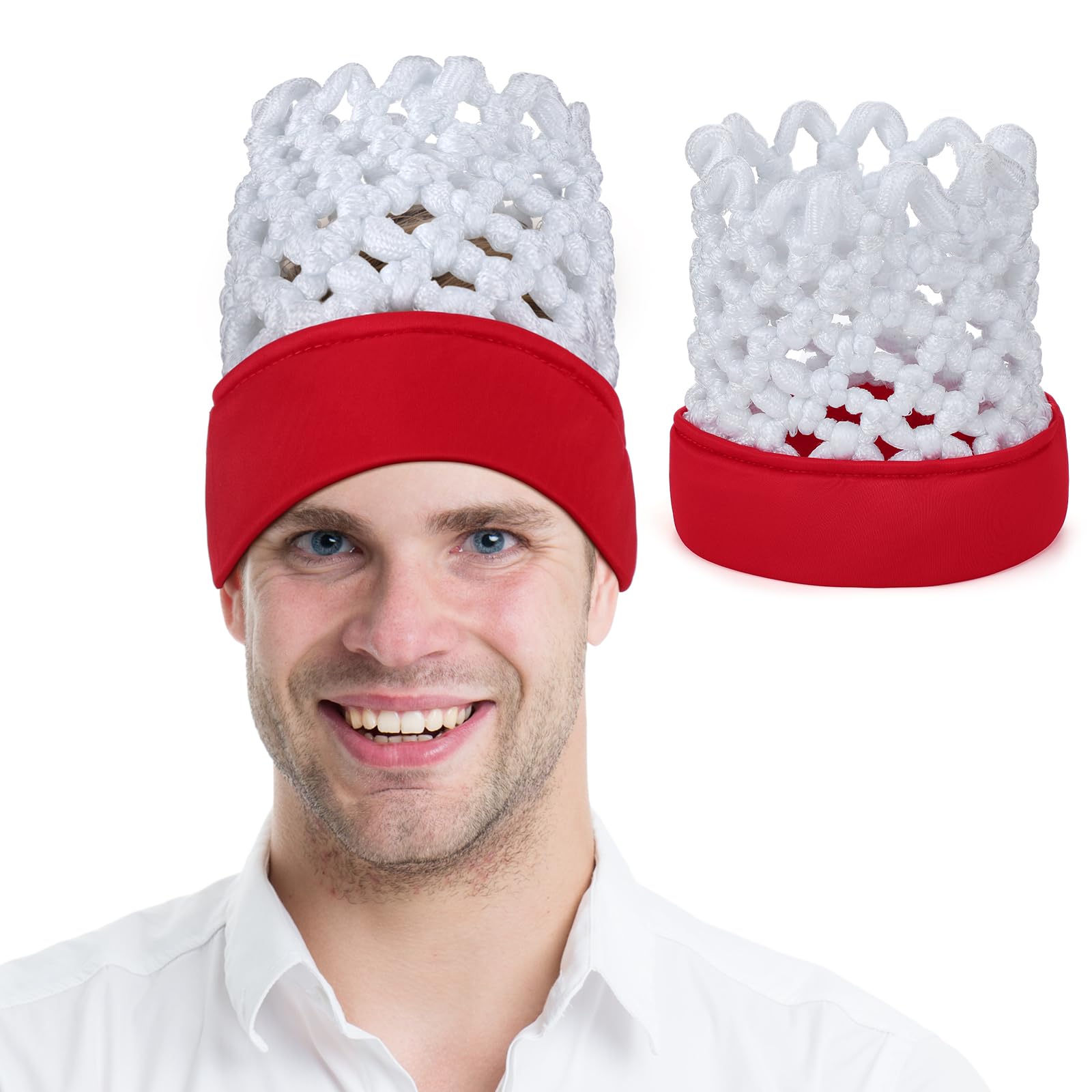 Amazon.com: Coume Basketball Hoop Hat Basket Net Headband Hoop Game ...