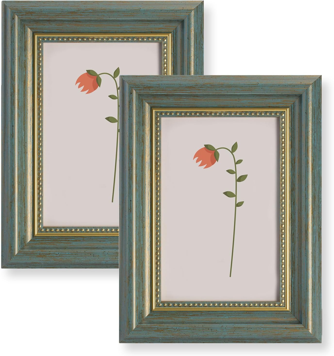 Amazon.com - Evolkult Vintage 3x5 Picture Frame, Wooden Photo Frames ...
