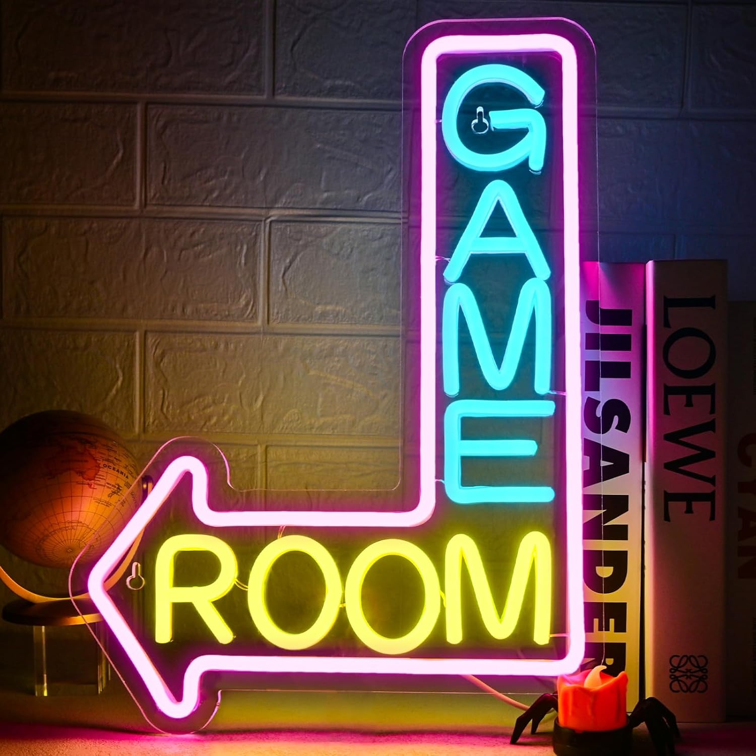 Gamerneon Game Room Neon Sign Gaming Led Neon Lights for Wall Decor Man ...