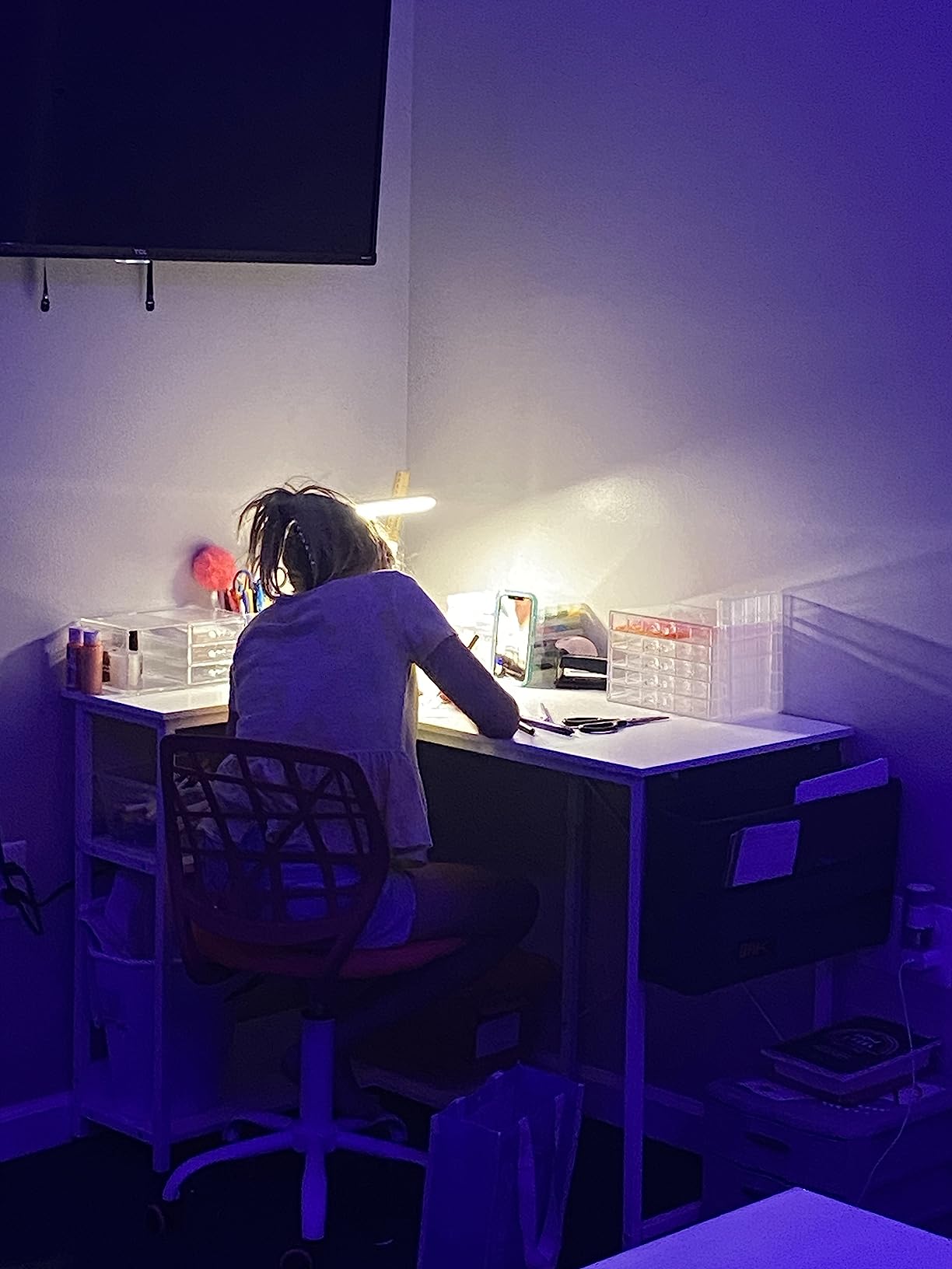 $22/mo - Finance ODK 55 Inch Small L Shaped Gaming Computer Desk with ...