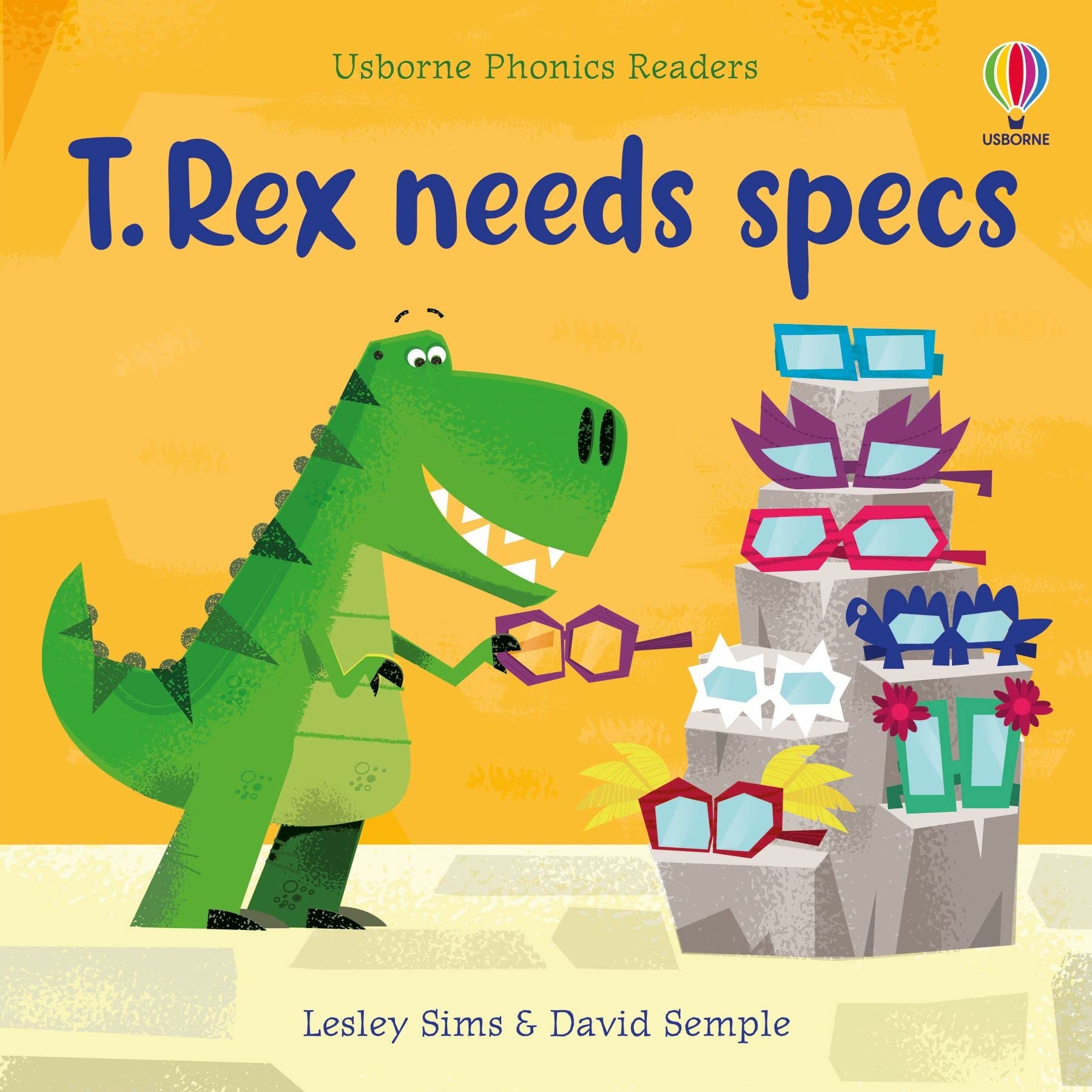 T. Rex needs specs (Phonics Readers): Amazon.co.uk: Sims, Lesley, David ...