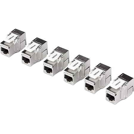 Amazon.com: Cable Matters UL Listed 6-Pack RJ45 Shielded Keystone Jack ...