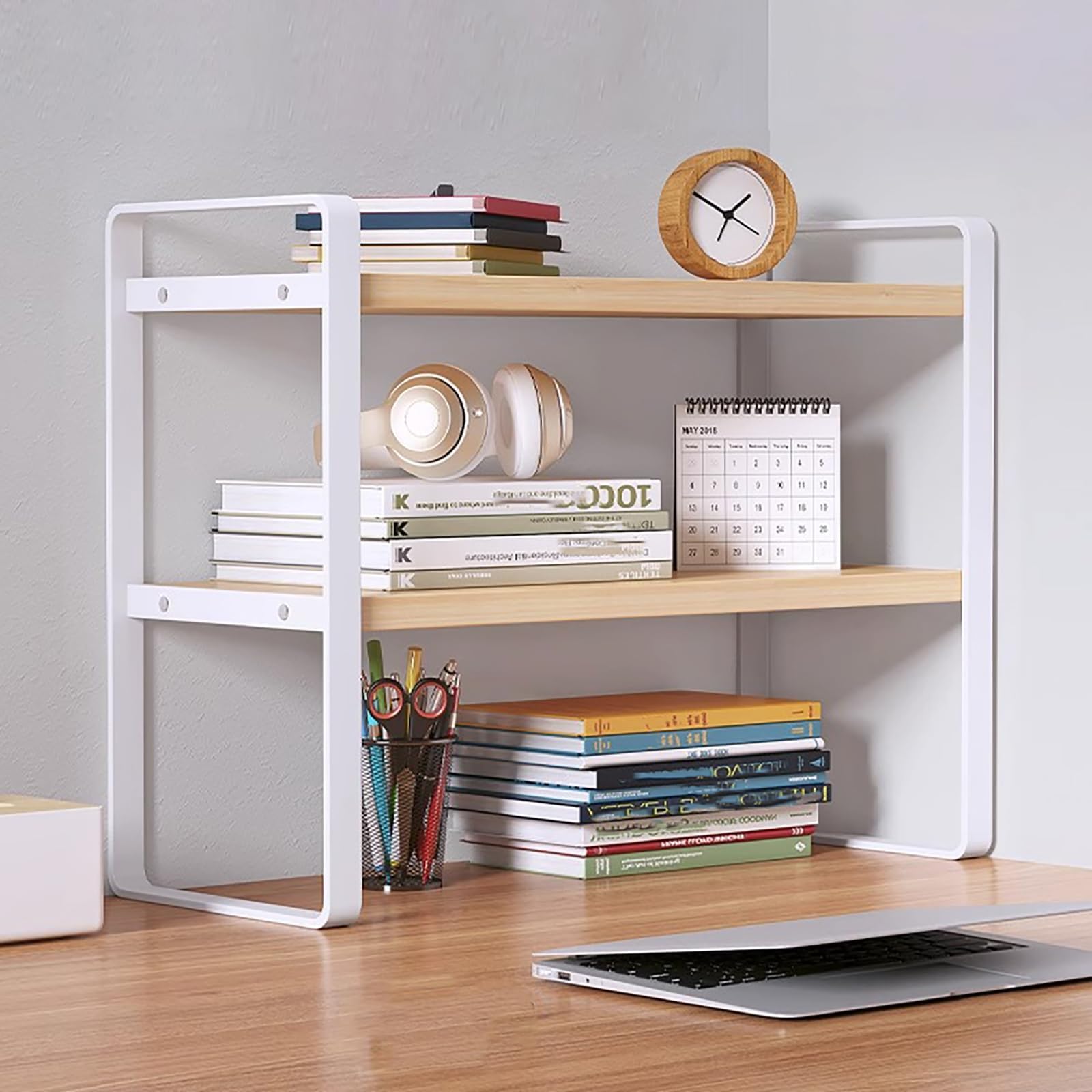 Amazon.com: Jiadrooe 3 Tier Desktop Shelf, Desktop Organizer Shelf ...