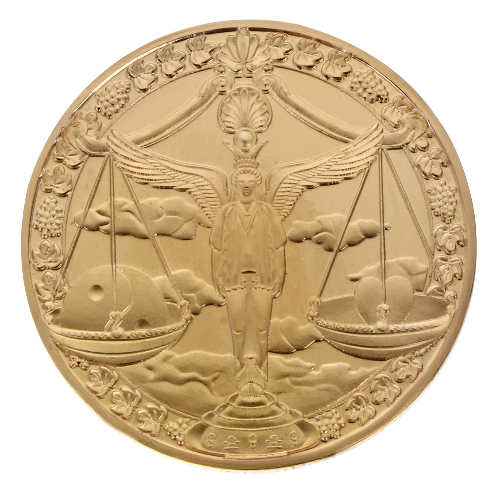 Buy TOYMYTOY 12 Constellation Commemorative Coins Libra Collection Coin ...