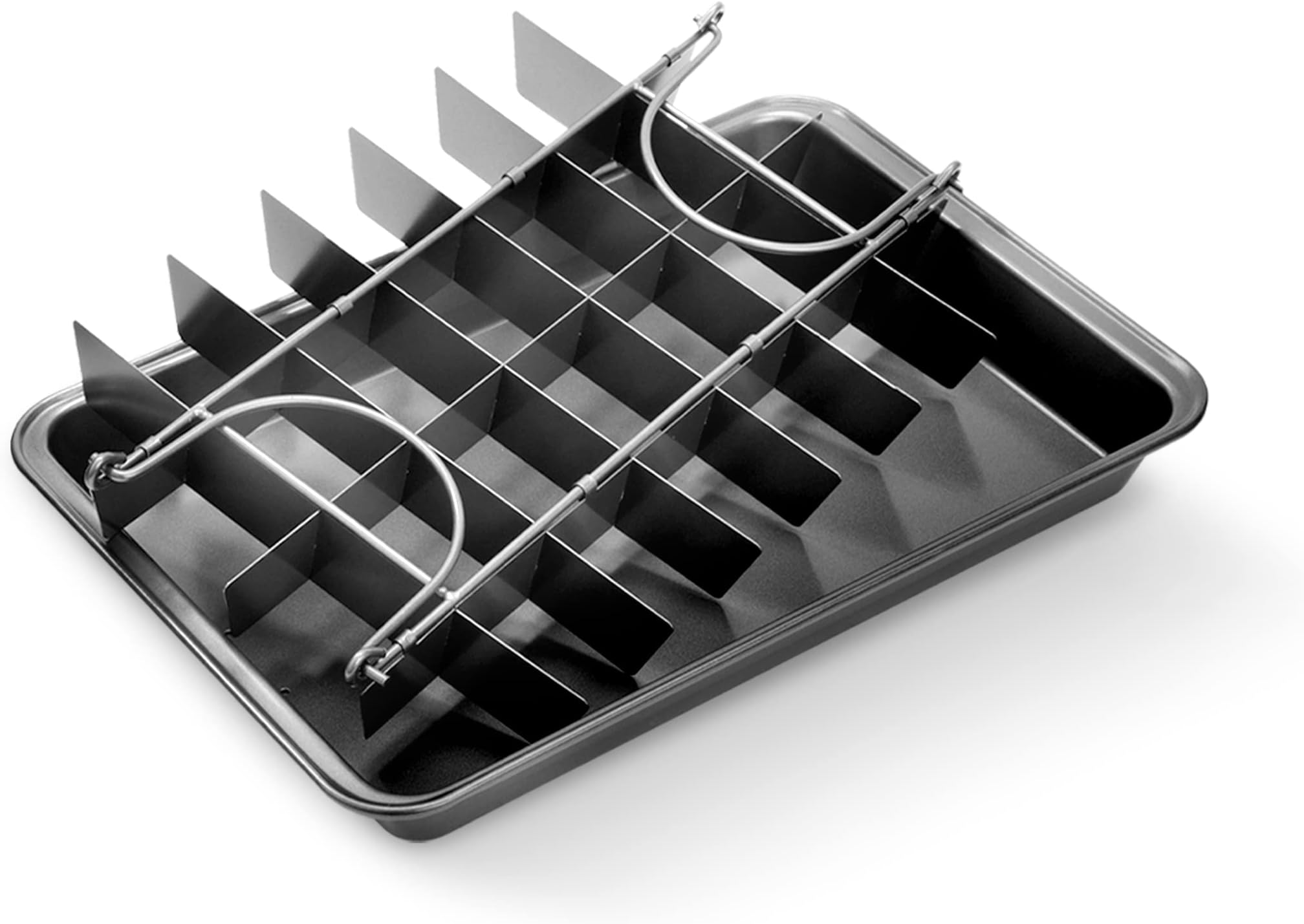 Amazon.com: Brownie Cutter Stainless 100% Heavy duty Baking Pan with ...