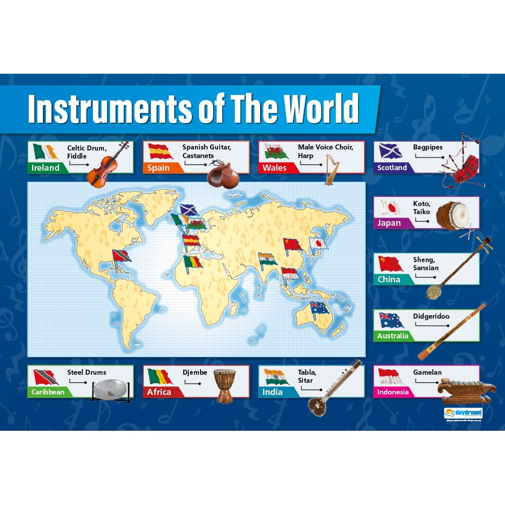 Amazon.com: Daydream Education Instruments of the World Music Classroom ...