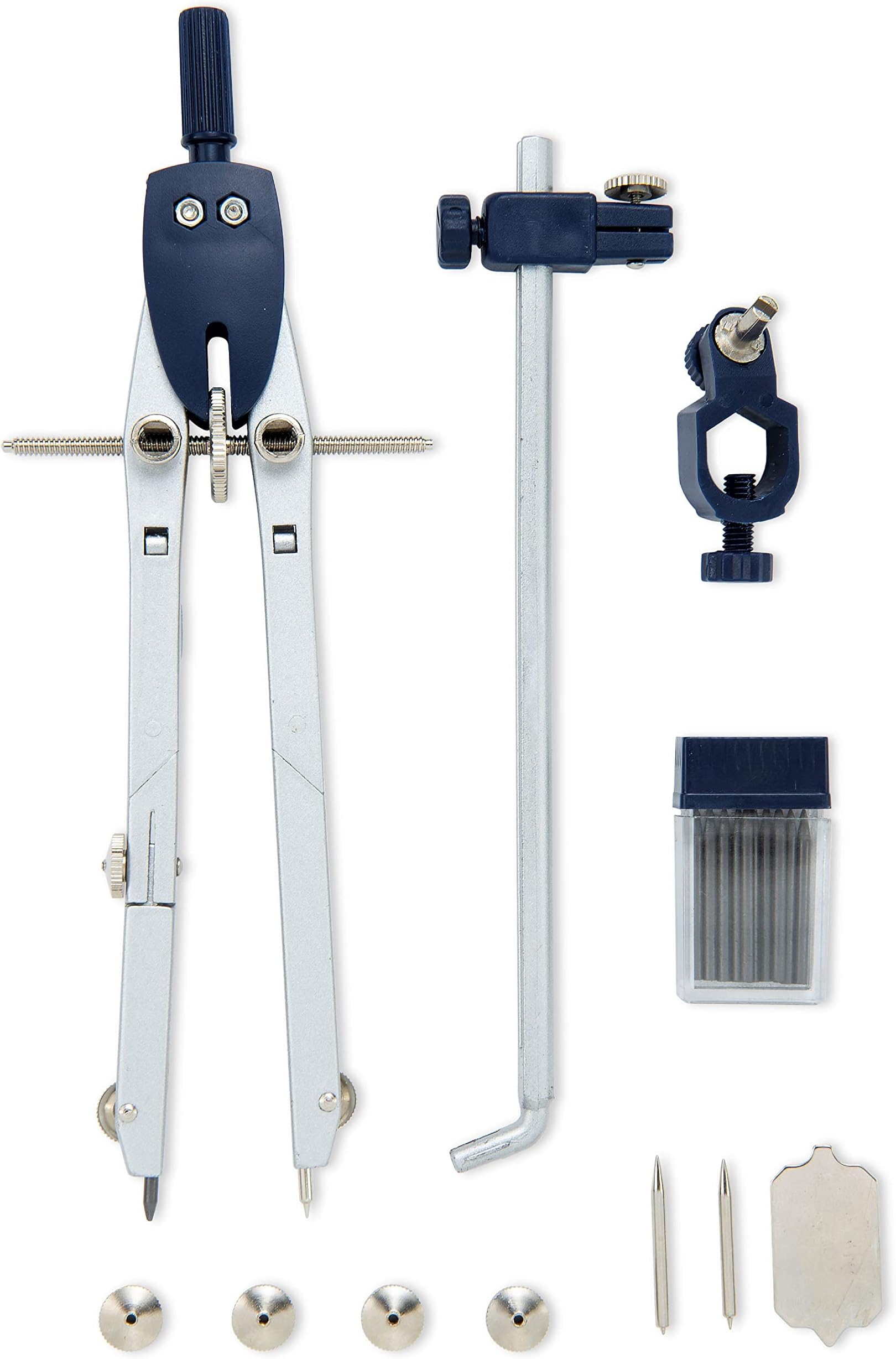 Amazon.com : Mr. Pen- Professional Metal Compass with Wheel and Lock ...