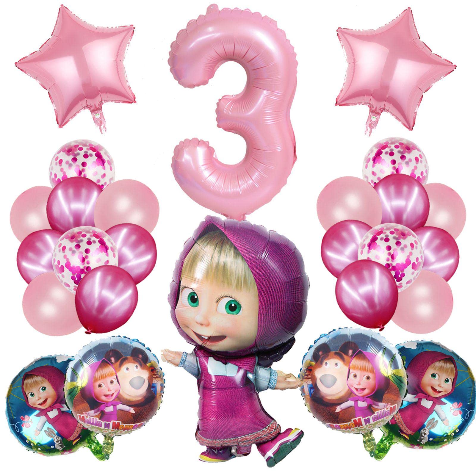 Masha And The Bear Balloons Masha And The Bear Set | Desertcart Sri Lanka