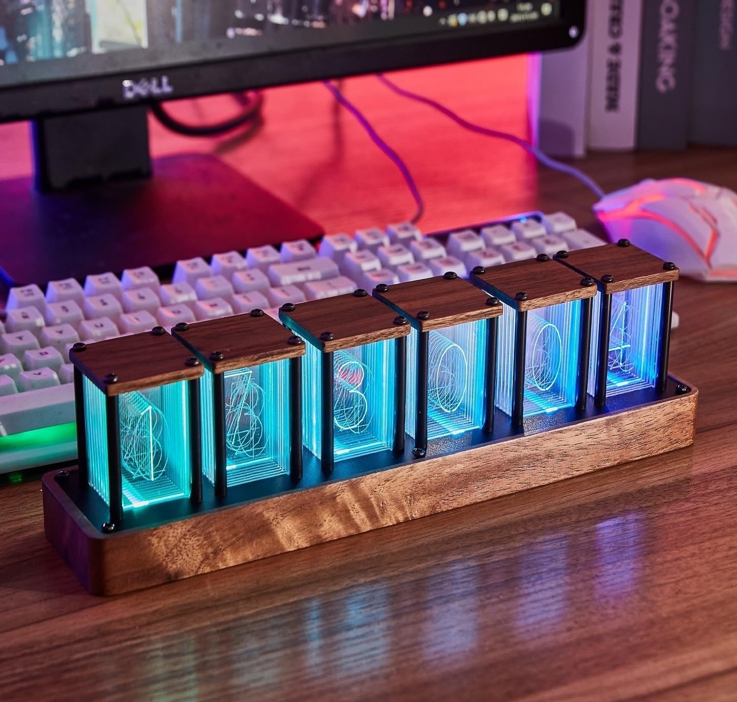 Amazon.de: LED Nixie Uhr, Digital Nixie Tube Clock, Nixie Röhrenuhr ...