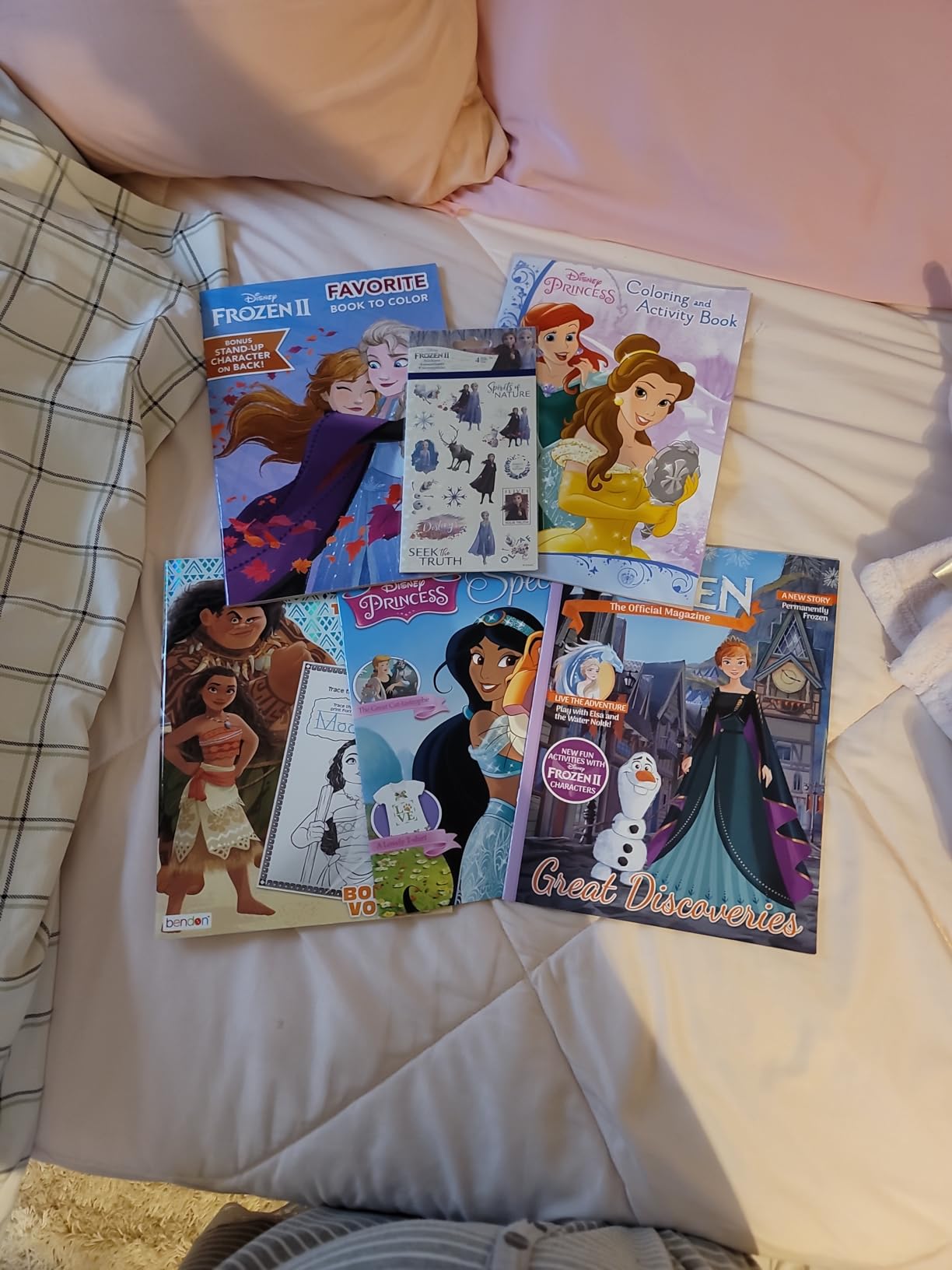 Disney Princess Coloring Book Super Set for Kids - 7 Jumbo Disney ...